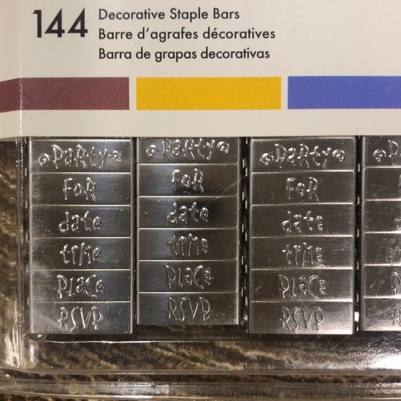 Ek Success | Office | Fastenater Invitation Silver Staple Bars | Poshmark